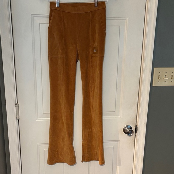 ALO Yoga | Pants & Jumpsuits | Alo Yoga Highwaist Micro Corduroy Flare ...